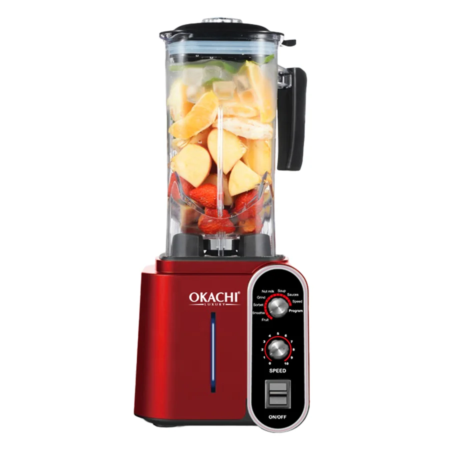Máy xay công suất lớn OKACHI JP-B22 2200W (màu đỏ)